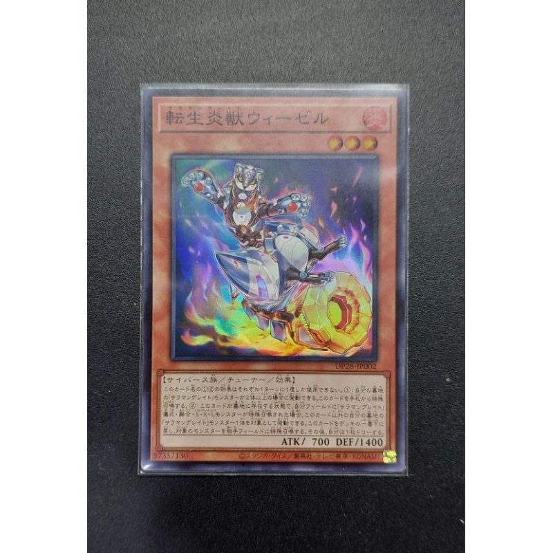 遊戲王 DP28-JP002 轉生炎獸 黃鼠狼（亮面） | 蝦皮購物