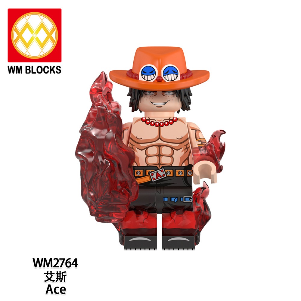 JZBK 積木人偶 WM WM6187/88/89/90/91/92 海賊王 航海王 魯夫 羅 One Piece | 蝦皮購物