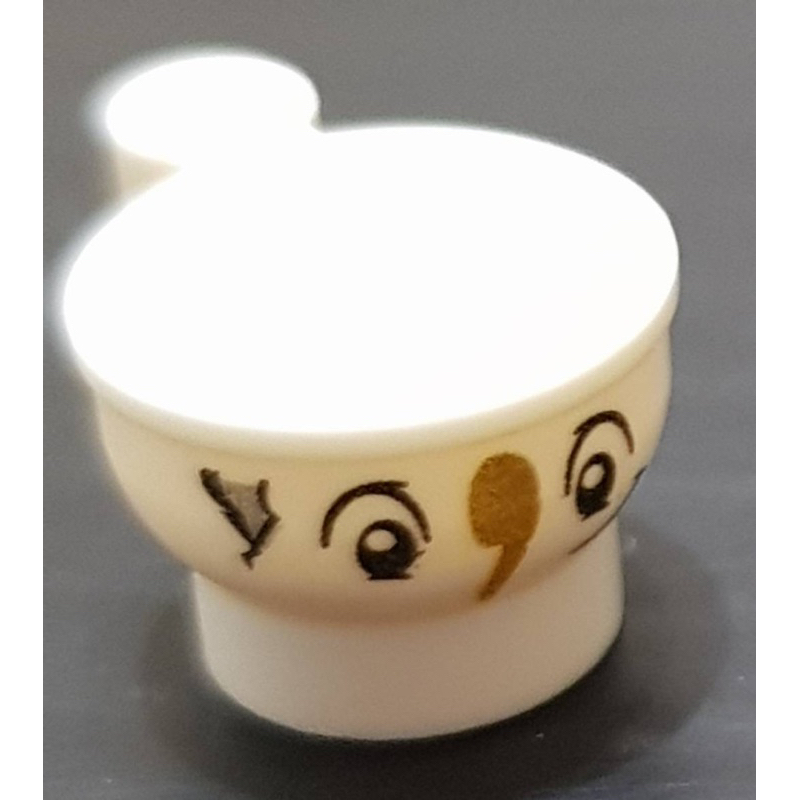 樂高 38014 43196 43180 白色 印刷 阿奇 杯 杯子 茶杯 美女與野獸 迪士尼 配件 | 蝦皮購物