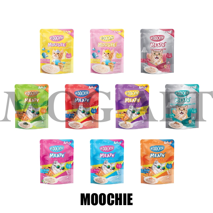 【MOG&DOG】姆吉 Moochie 無榖鮮肉貓餐包 70g | 蝦皮購物