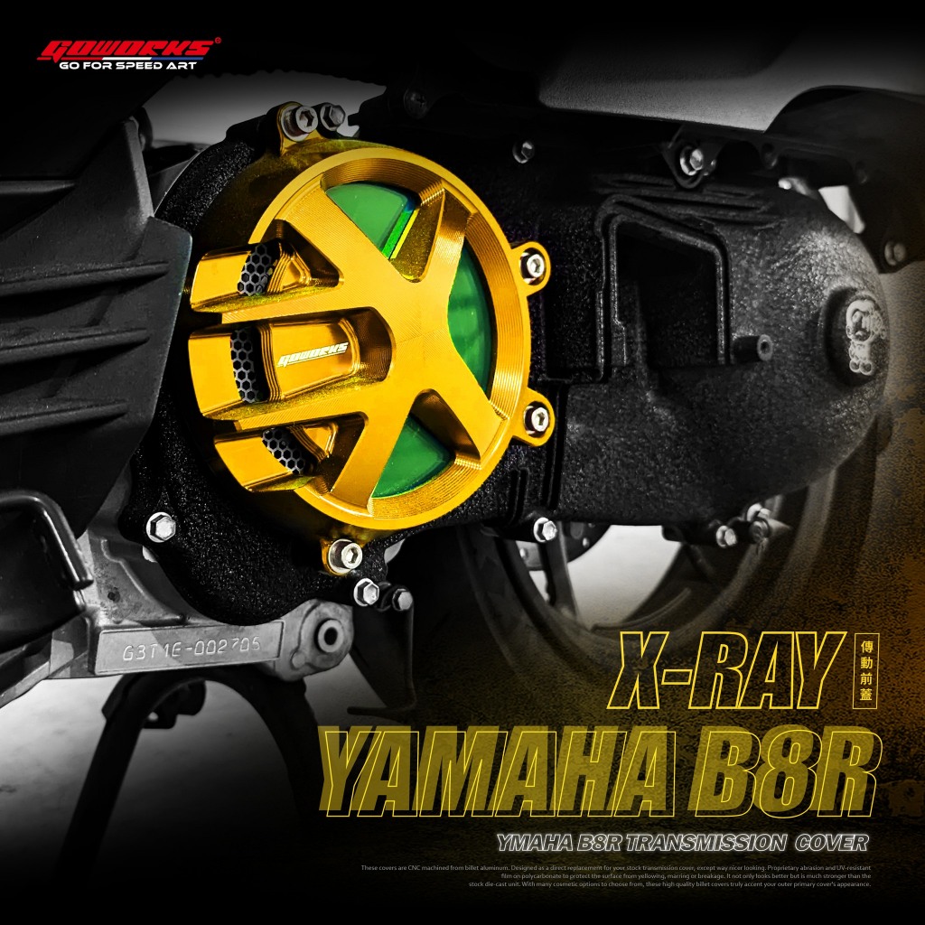 GOWORKS B8R FORCE2 VVA BWS 傳動前蓋 透明 X因子 透視 傳動蓋 六代戰 AUGUR 水冷b | 蝦皮購物