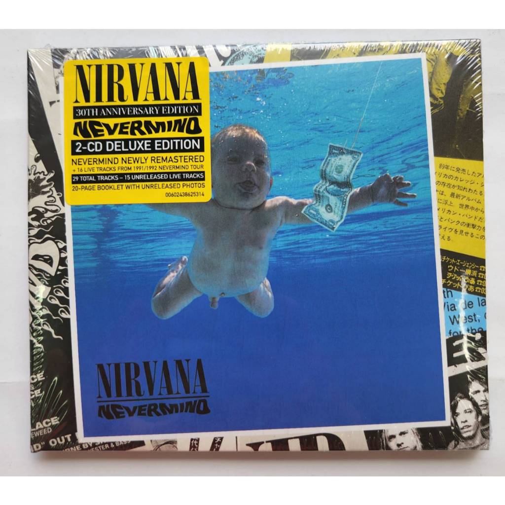 Nirvana 超脫合唱團 從不介意 雙CD 30周年紀念 德國進口 全新正版 | 蝦皮購物
