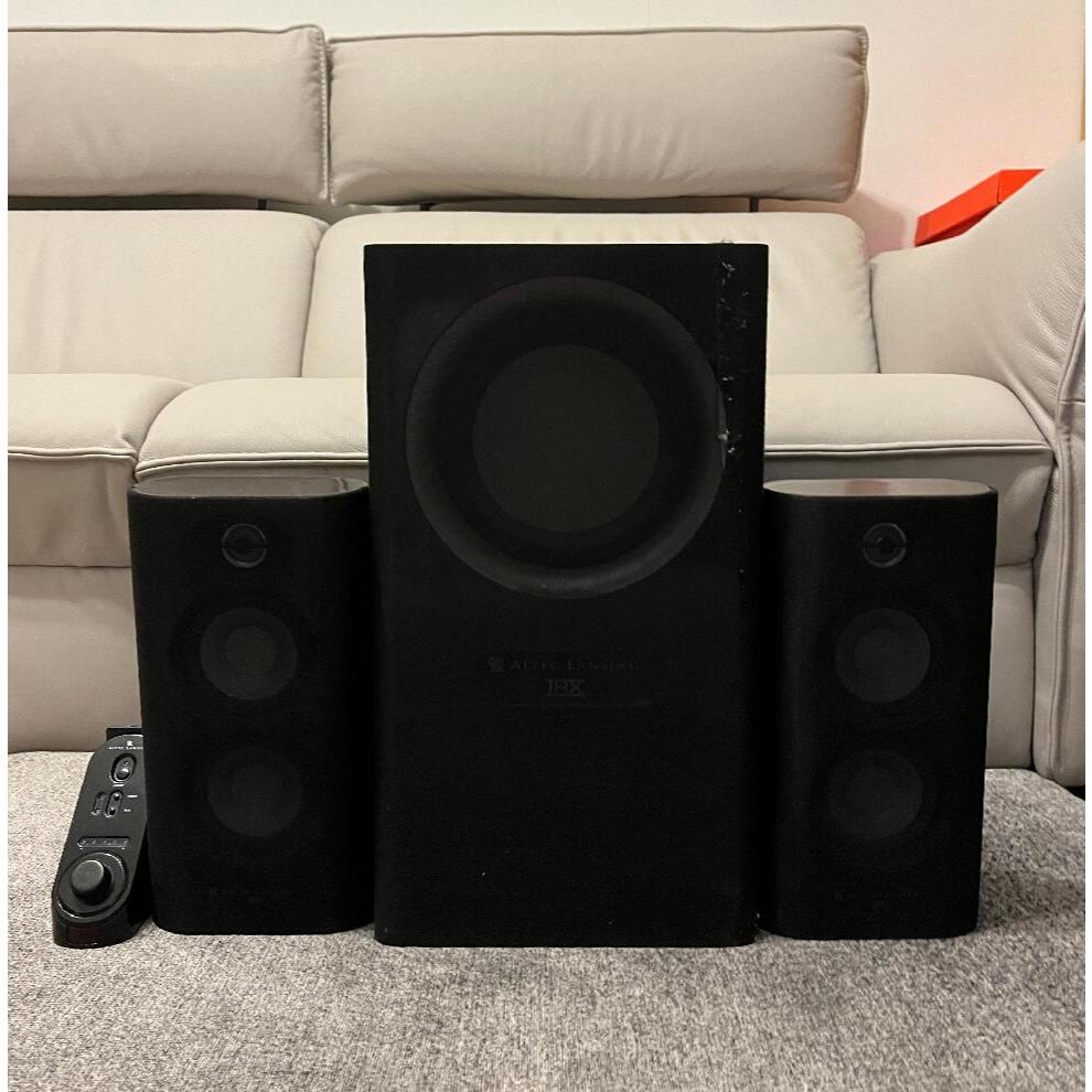 ALTEC LANSING MX5021 美國奧特藍星 超重低音 家庭劇院 音響 MX5021 附代用遙控器 電腦喇叭 | 蝦皮購物