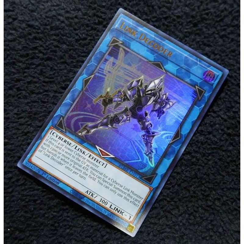 正版遊戲王 BLMR-EN013 美英1刷 金亮 連接解碼者X1(M/NM)=VX03-JP002 | 蝦皮購物