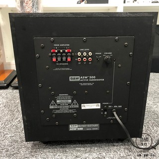 『澄橘』B&W ASW-500 重低音喇叭 Active-Subwoofer 黑《二手交換買賣》A70638 | 蝦皮購物