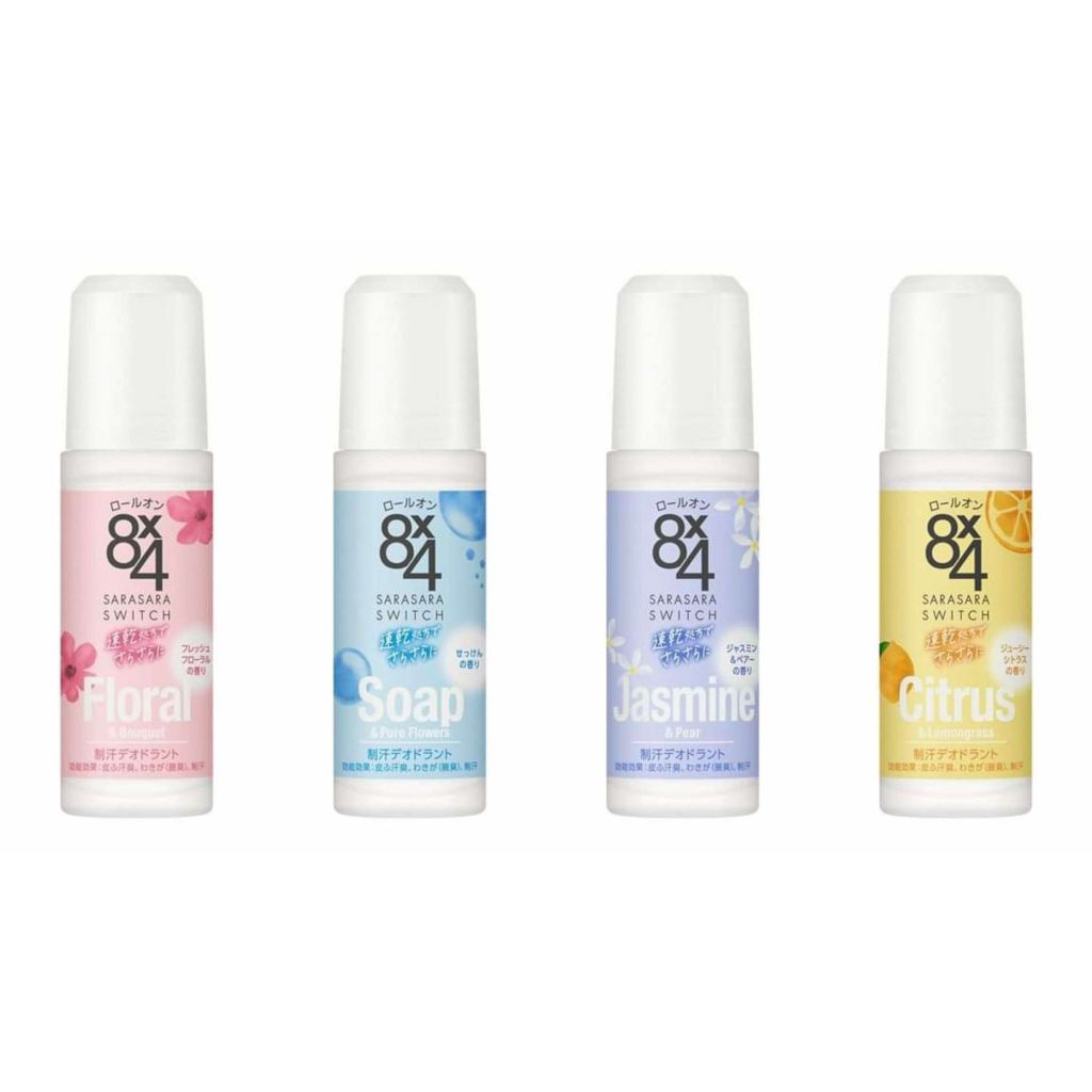 【貳陸】現貨在台 日本 KAO 花王 8x4 止汗劑 體香劑 滾珠瓶 45ML 花香 皂香 身體除臭 | 蝦皮購物