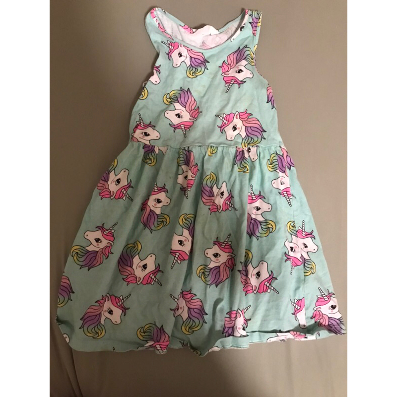 H&M 彩虹小馬 洋裝 4-6Y | 蝦皮購物