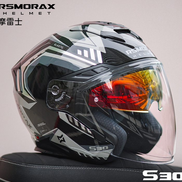 半罩式安全帽 義大利 motorax s30 國際安全雙認證 雙鏡片 拆洗內裡 耳機槽 安全帽 | 蝦皮購物