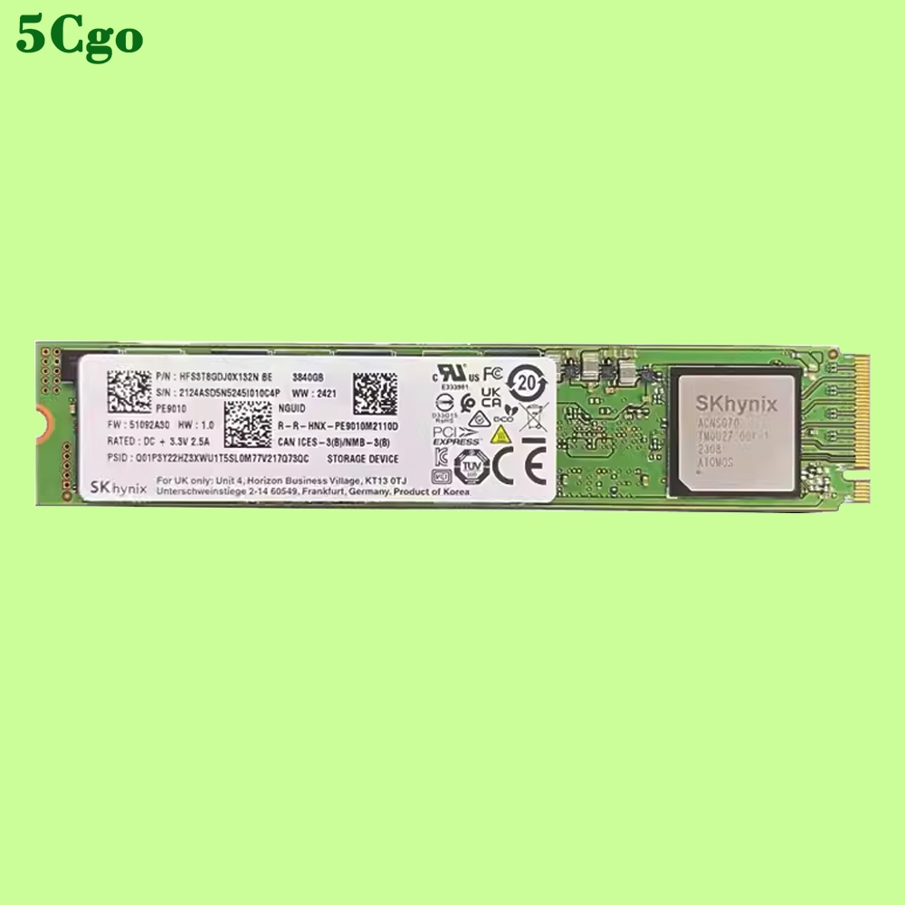 5Cgo.【含稅】全新SK hynix/海力士 PE9010 3.84T M.2 22110 NVME固態存儲SSD | 蝦皮購物