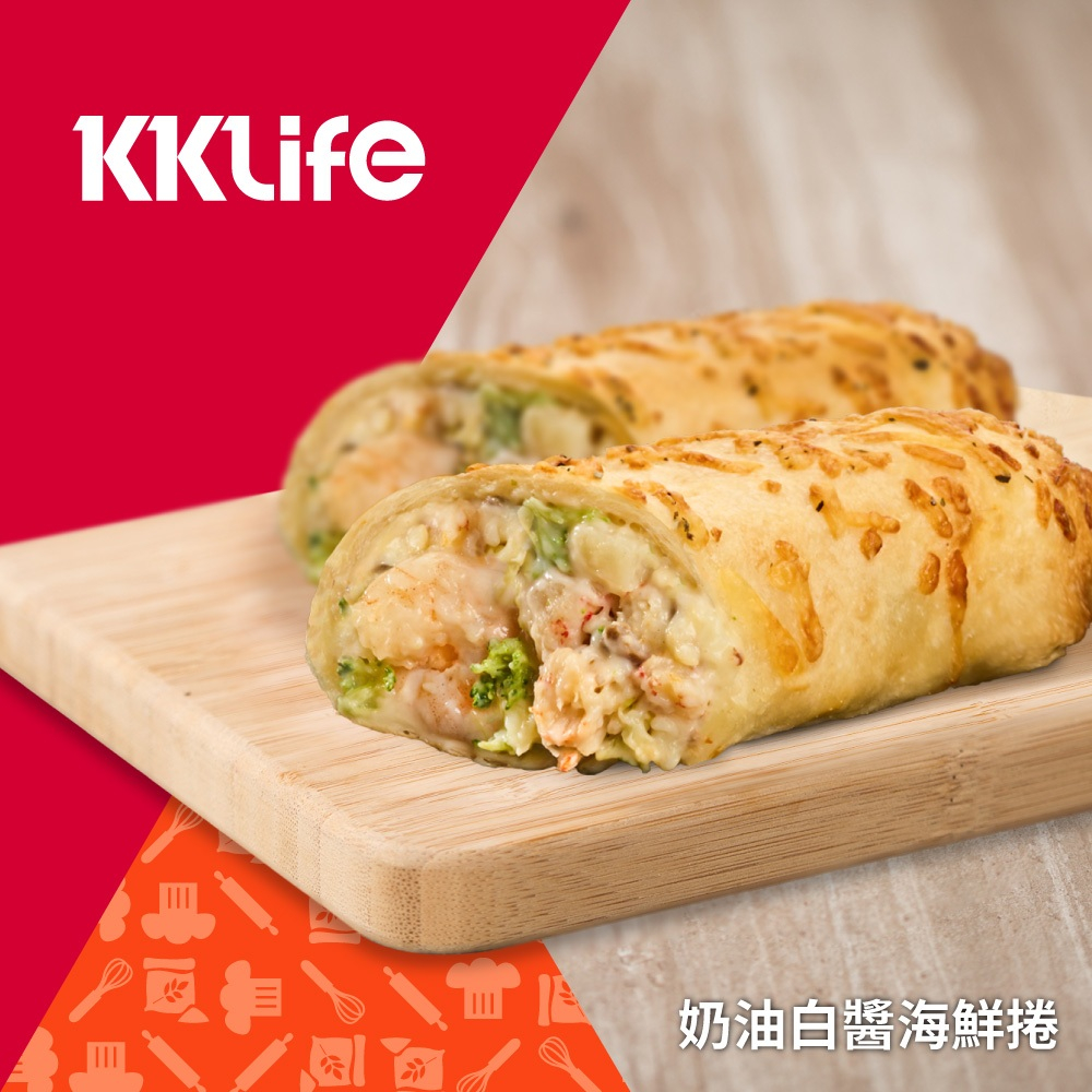 【KKLife】奶油白醬海鮮捲(150g/包) | 蝦皮購物