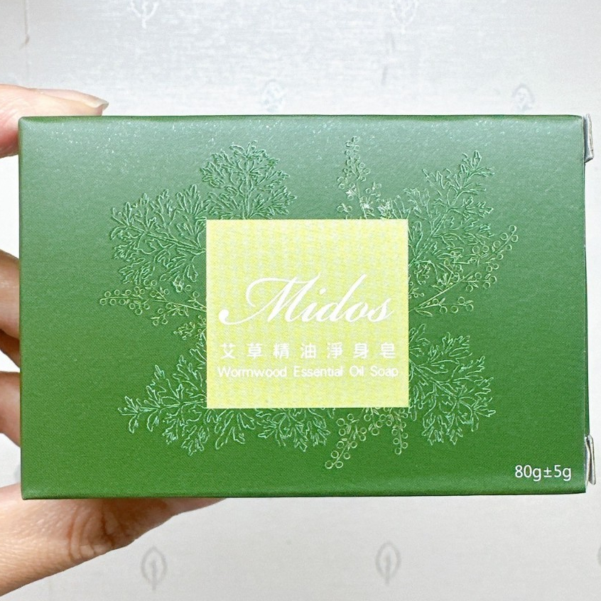 【小財好物】快速出貨 台灣製 艾草皂 Midos 蜜朵斯 艾草精油淨身皂 肥皂 香皂 艾草 80g | 蝦皮購物