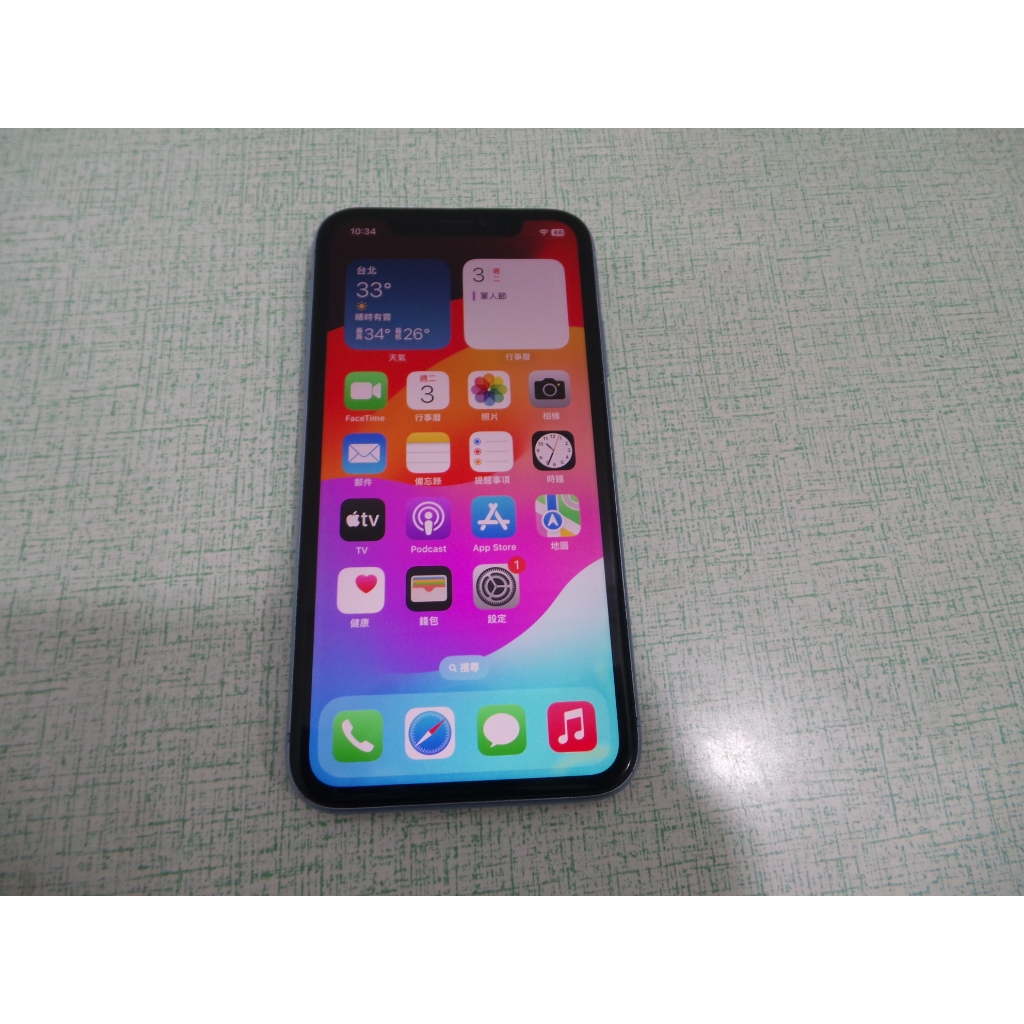 Apple iPhone XR 128G 6.1吋 藍色 功能正常 請看說明 | 蝦皮購物