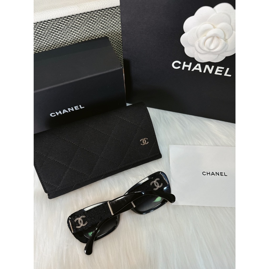 【預購】麗睛眼鏡 Chanel【可刷卡分期】香奈兒 CH5514 太陽眼鏡 香奈兒熱賣款 小香眼鏡 香奈兒毛呢太陽眼鏡 | 蝦皮購物