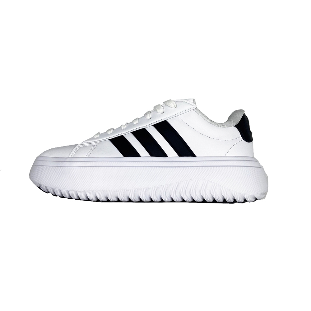 【JABOW運動生活館】ADIDAS 女款 休閒慢跑鞋 白黑3S微鋸齒厚底板鞋 IE1092 | 蝦皮購物
