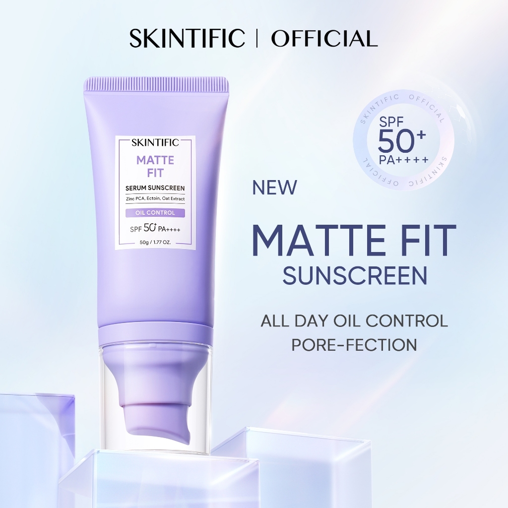 SKINTIFIC Matte Fit Serum Sunscreen 30g SPF50+ SUNBLOCK | 蝦皮購物