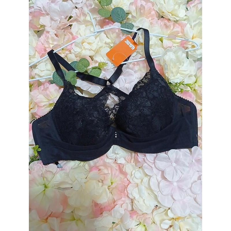 【平價好穿過季商品】U&Z轉售EC3207799 細緻花型75B/75C美背薄杯單內衣(BA黑) | 蝦皮購物