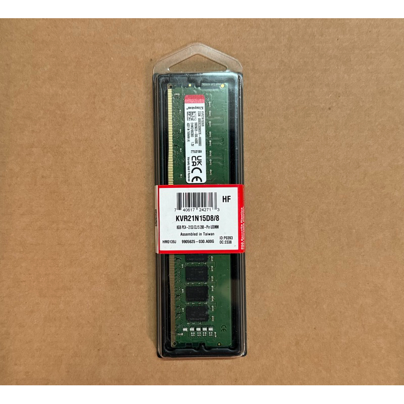 全新未拆 金士頓 DDR4 2133 8G 記憶體 KVR21N15D8/8 | 蝦皮購物