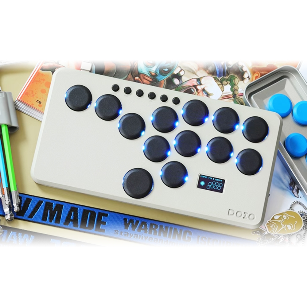 DOIO 鋁合金 Hitbox 格鬥 便攜型 迷你 Hitbox Pc/Ps5/Ps4/Steam/Switch | 蝦皮購物