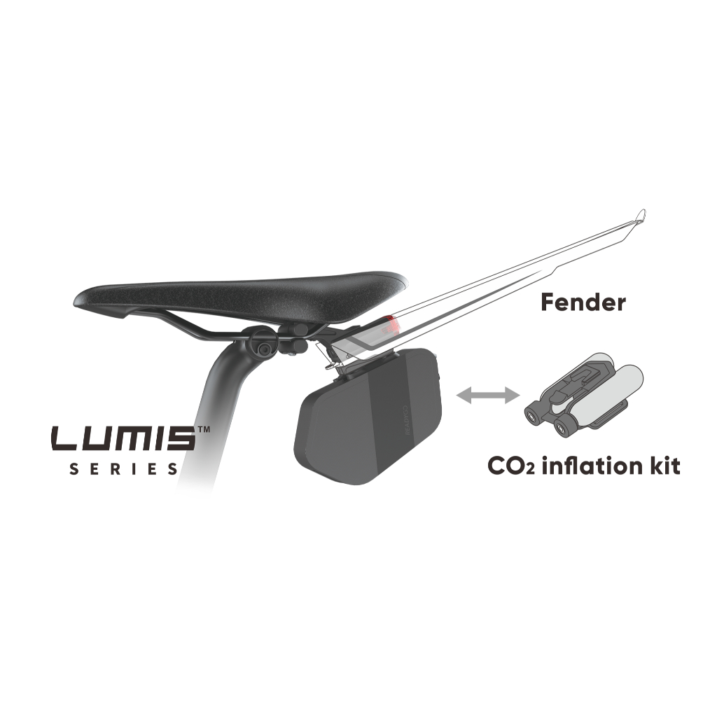 瑟飞斯單READYGO LUMIS™ Lite 輕量快拆單車包 (含警示燈) | 蝦皮購物