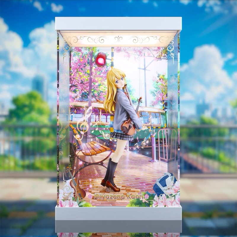 《Yao 挖寶趣》GSC 四月是你的謊言 宮園薰 PVC公仔 專用展示盒 | 蝦皮購物
