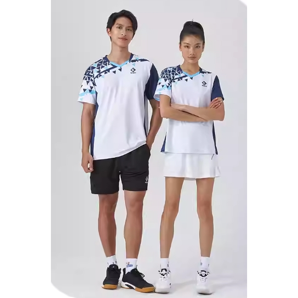 🏸薰風 KUMPOO🏸 KW3104 白藍 KW3204黑金 羽球上衣 短袖 男款女款 速乾 | 蝦皮購物