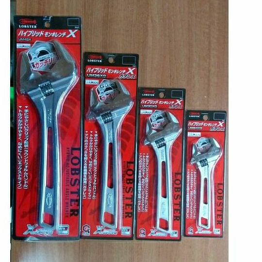 含税發票全新日本蝦牌LOBSTER UM 24XG 30XG 36XG 49X三面受力活動扳手UM30 UM36XG | 蝦皮購物