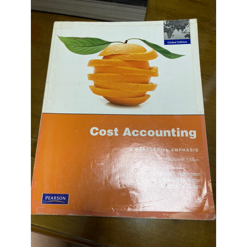 Pearson-Cost Accounting成本會計（第14版） | 蝦皮購物