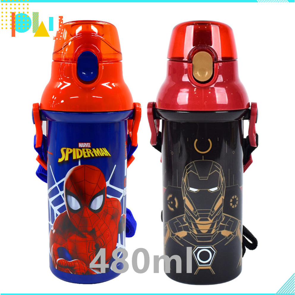 漫威英雄 蜘蛛人 直飲式水壺 環保杯 杯子 水杯 480ml Disney Marvel Spider-Man 金蘇喜 | 蝦皮購物