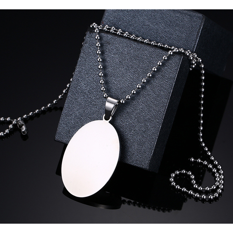 《316小舖》【F337】(優質鈦鋼項鍊-九款雙面拋光項鍊/愛心項鍊/星星項鍊/骨頭項鍊/雙面軍牌項鍊/銀項鍊/男項鍊) | 蝦皮購物