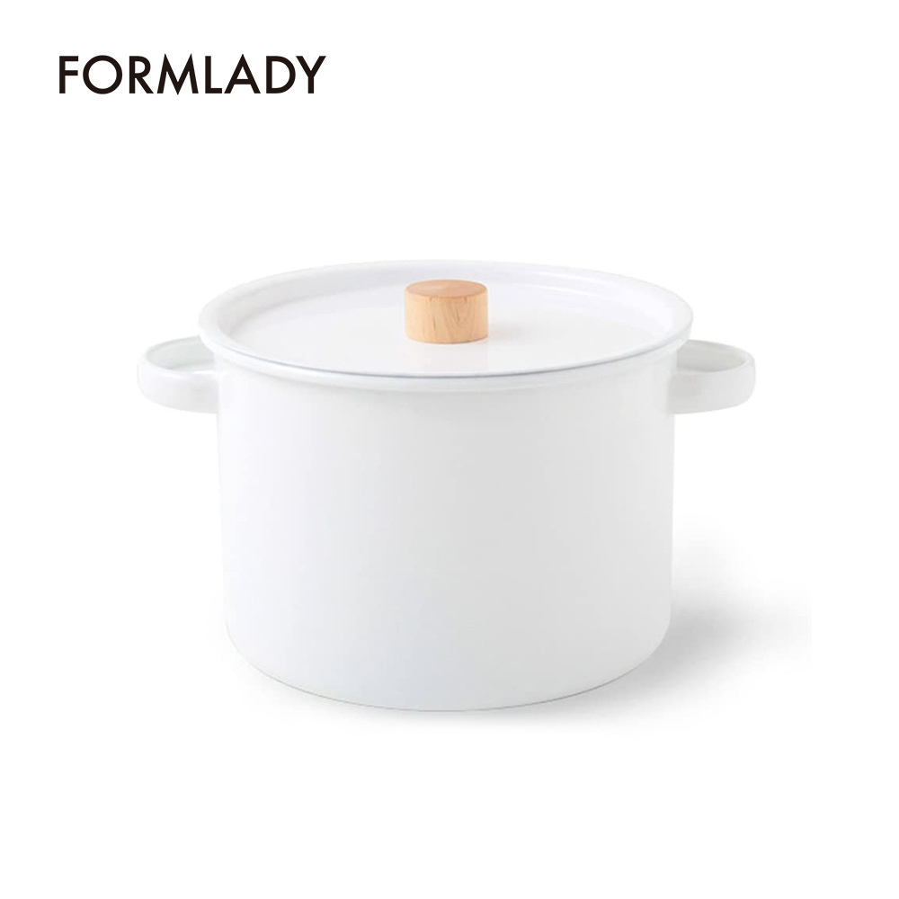 【日本FORMLADY】小泉誠 kaico日製雙耳琺瑯義大利麵鍋(附蓋&瀝水籃)-5.7L | 蝦皮購物