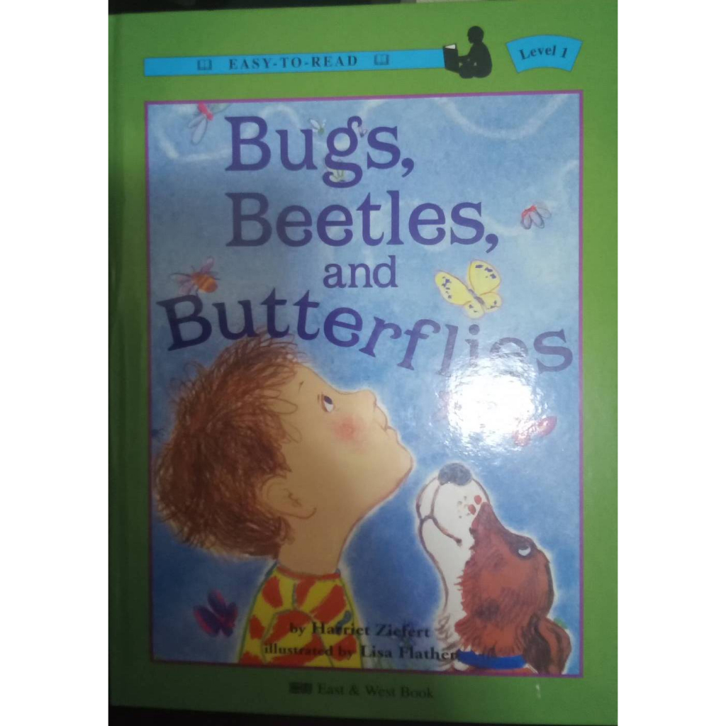 二手九成新的兒童英文繪本~BUGS,BEETLES,AND BUTTERFLIES(附光碟) | 蝦皮購物