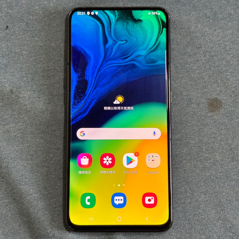 Samsung A80 128G 黑 功能正常 二手 6.7吋 三星 雙卡雙待 指紋辨識 翻轉鏡頭 A805 台中 | 蝦皮購物