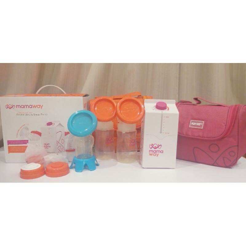 媽媽餵 1.5代 吸乳器 & mamaway 月亮枕 ＆豐富好物 優惠 集乳瓶 | 蝦皮購物