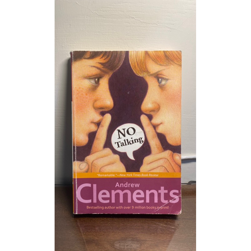No Talking_Andrew Clements （二手書） | 蝦皮購物