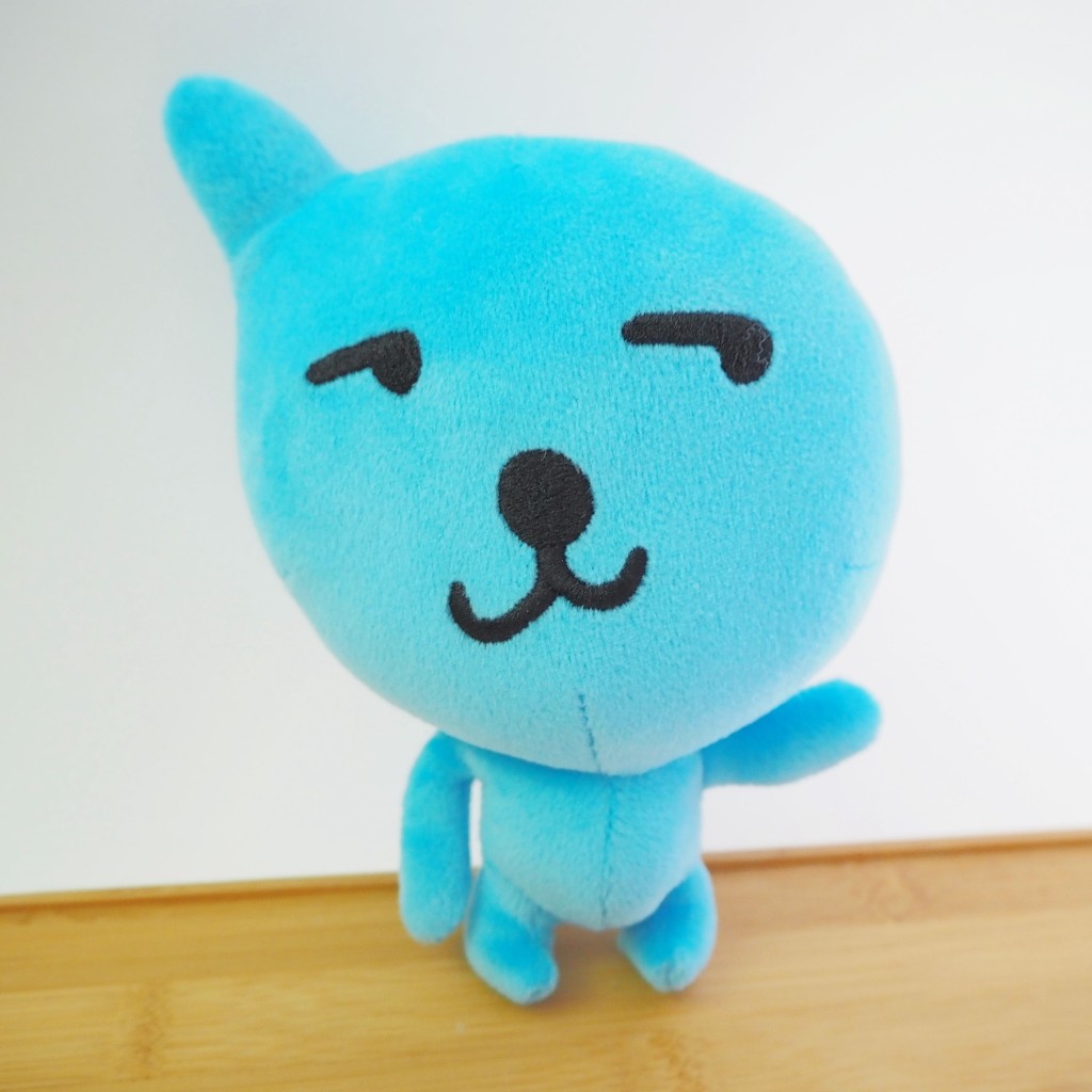 全新 2005年 qoo 有種果汁真好喝 藍色 布偶 懷舊 早期老物品味童趣收藏 | 蝦皮購物