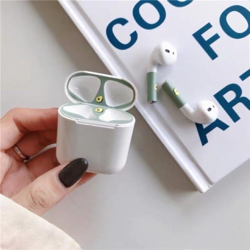 Airpods 可愛防塵貼 Airpods Pro防塵貼 蘋果耳機防塵貼 防塵貼紙 保護貼適用 1代 2代 3代 Pro 蝦皮購物