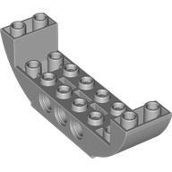 6202481 LEGO 樂高 28919 淺灰 反雙面附孔磚 Curved 2x8x2 Inverted Double | 蝦皮購物