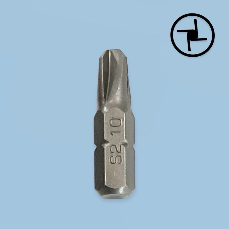 【帥粒工具】台灣製 2分(6.35mm)X25mm(TS6~TS10) 四爪起子頭 扇葉型 安全起子 | 蝦皮購物