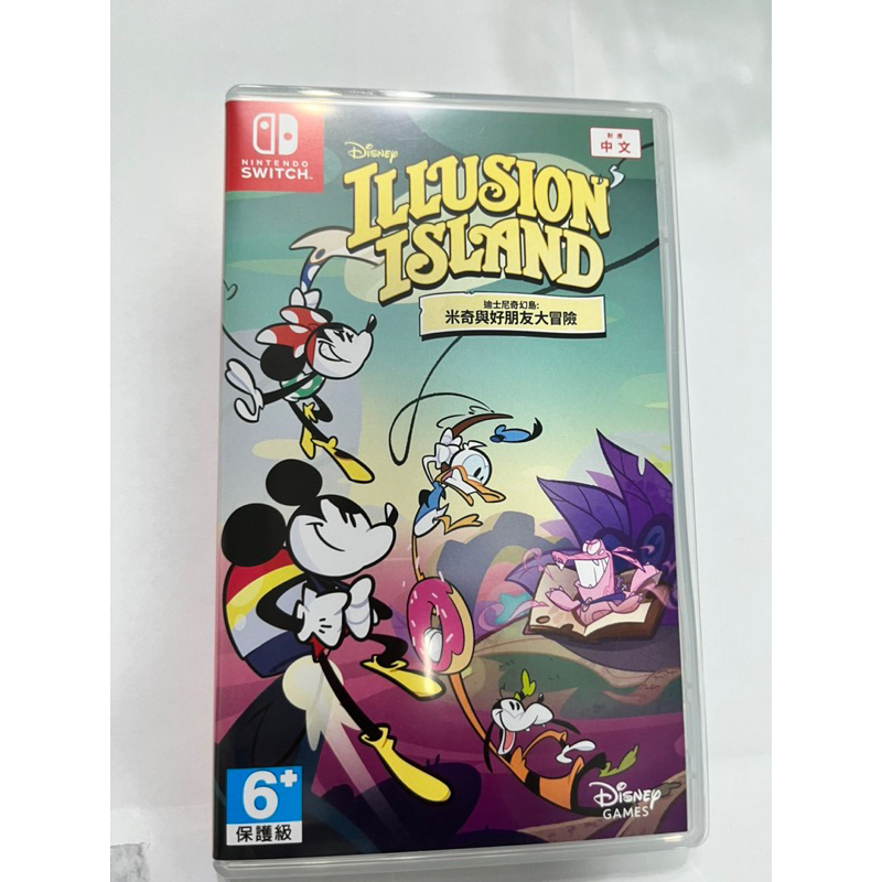 Switch 迪士尼奇幻島 米奇與好朋友大冒險 Disney Illusion Island 中文版遊戲片，二手良品 蝦皮購物