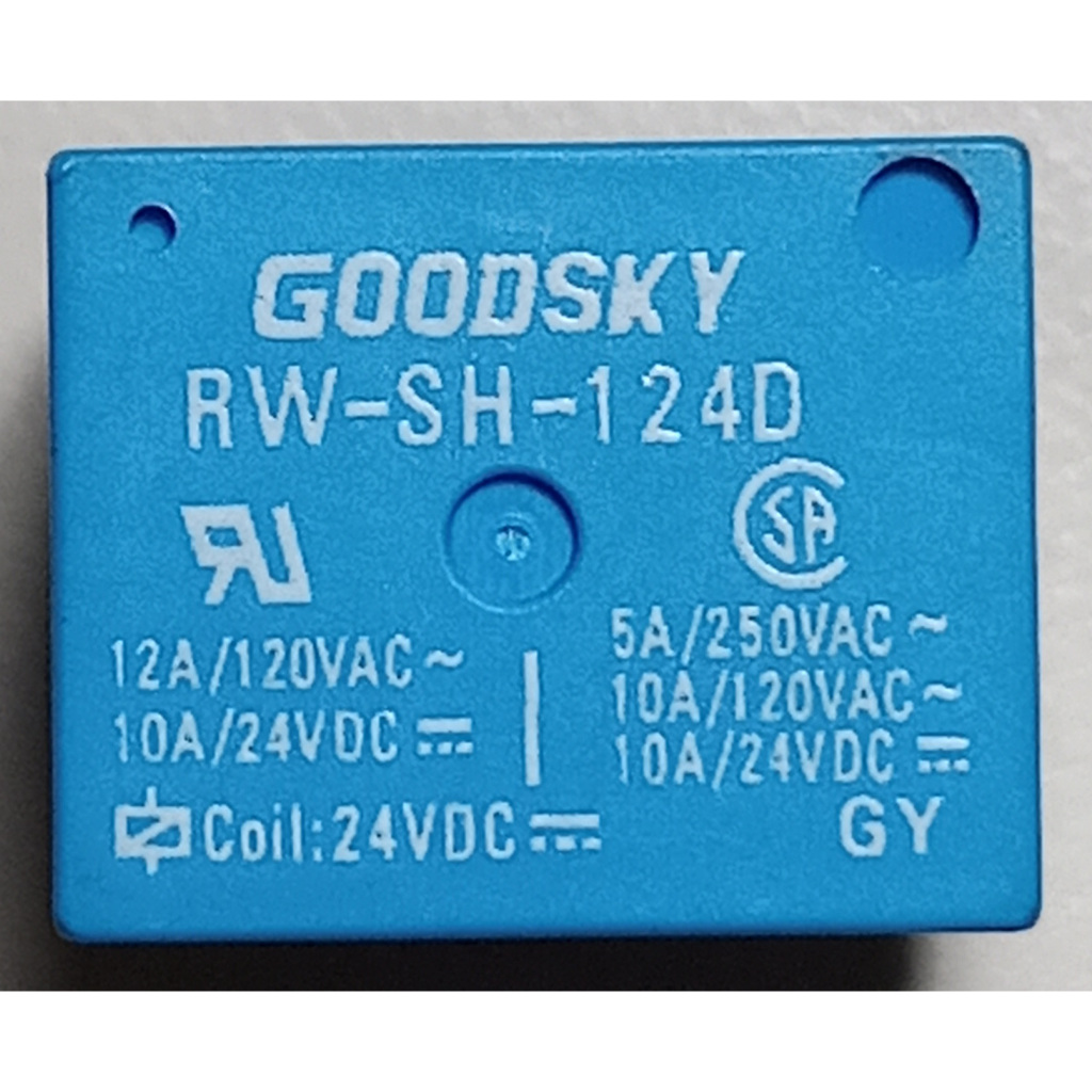 國興 GOODSKY RW-SH-124D 10A/120VAC One Form C 線圈 24vdc PCB繼電器 | 蝦皮購物