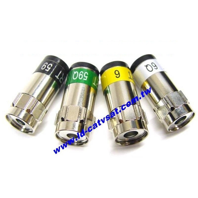 [含發票]正原廠GILBERT GF-UE-6黃標 高品質推入式/皺縮式F頭.RG6.5C2V.5CFB有線電視 | 蝦皮購物