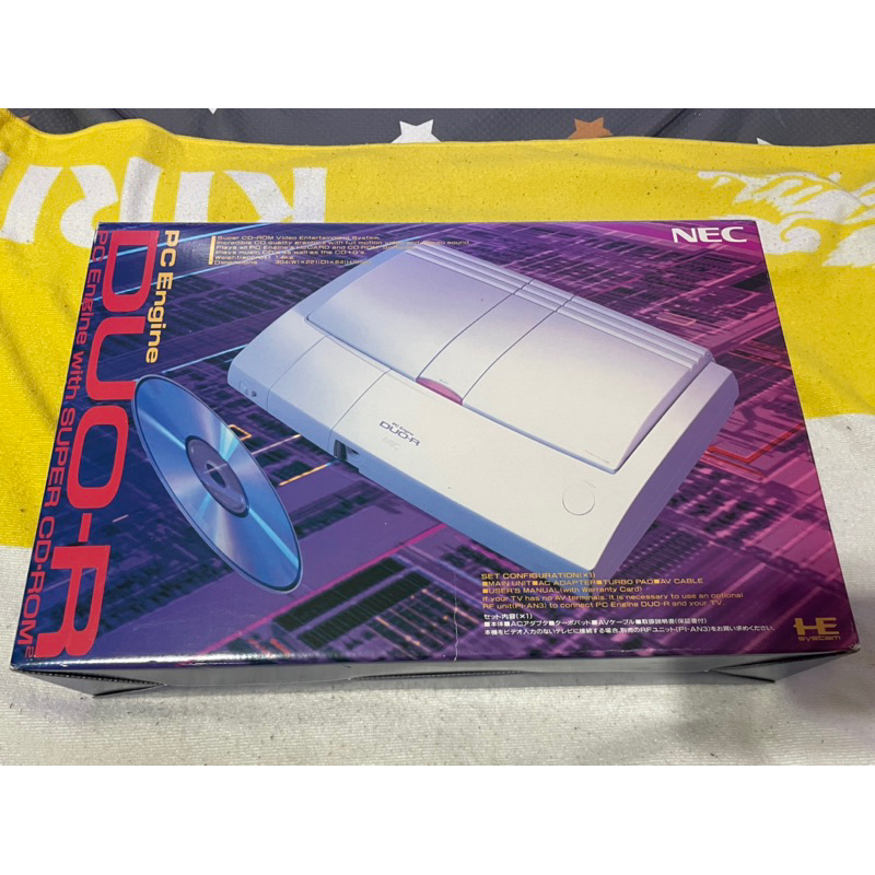 稀有 NEC PC Engine with SUPER CD-ROM2 PC Engine DUO-R 書盒齊全編號相同 | 蝦皮購物