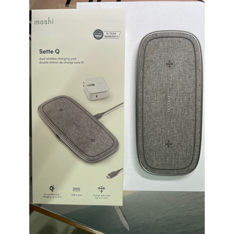 原廠 Moshi 無線充電 ～ Sette Q ~ 質感不錯 | 蝦皮購物