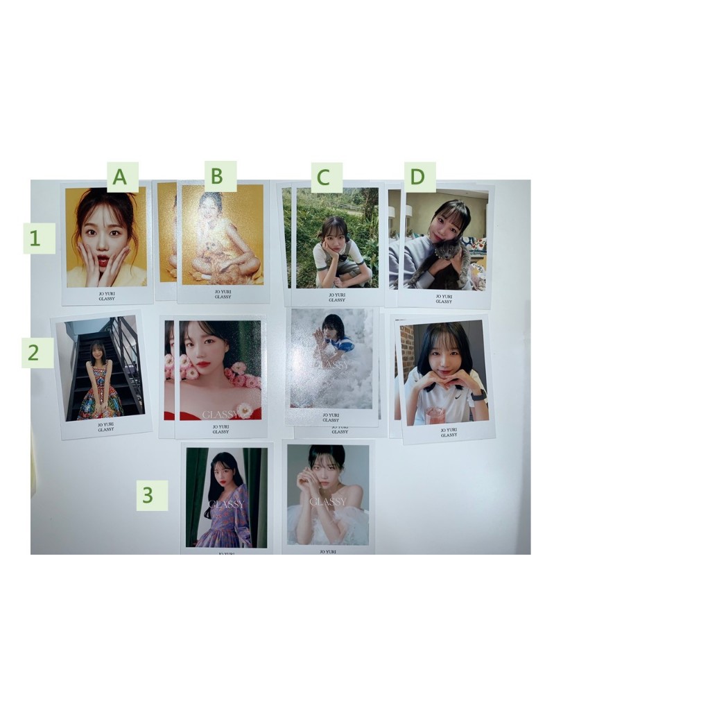 曺柔理 JO YURI 第一張單曲 GLASSY 專輯 小卡 特典卡 曹柔理 柔理 | 蝦皮購物