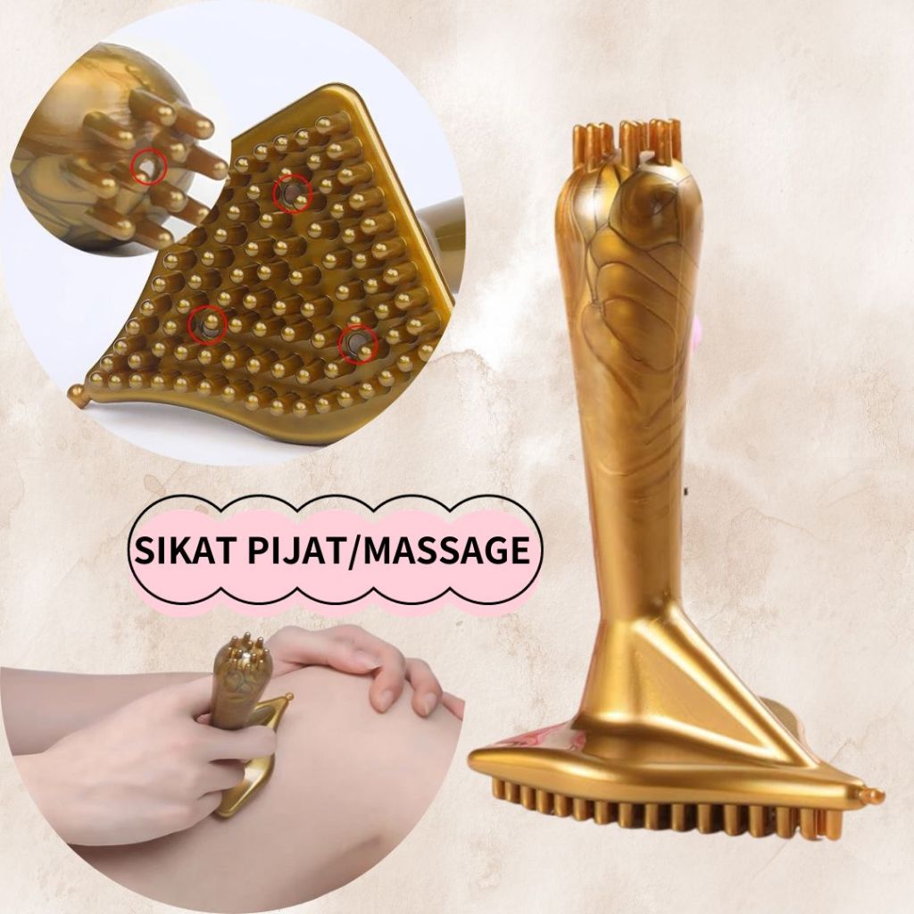 Alat Pijat Sikat Totok Magnet Median Brush mengencangkan | 蝦皮購物