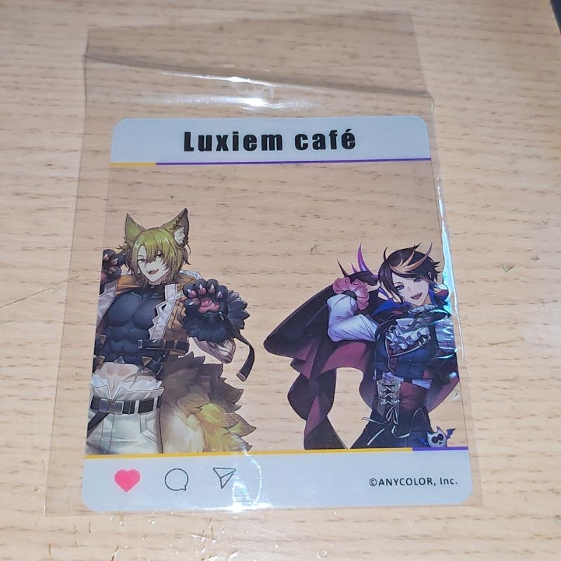 Nijisanji EN Luxiem kirabase合作特典 透卡 Luca Shu款 | 蝦皮購物