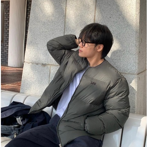 🇰🇷 韓國KKOBA 現貨 LEE 23FW Collarless Middle 輕量鴨絨 無帽 羽絨服 羽絨 韓國代購 | 蝦皮購物
