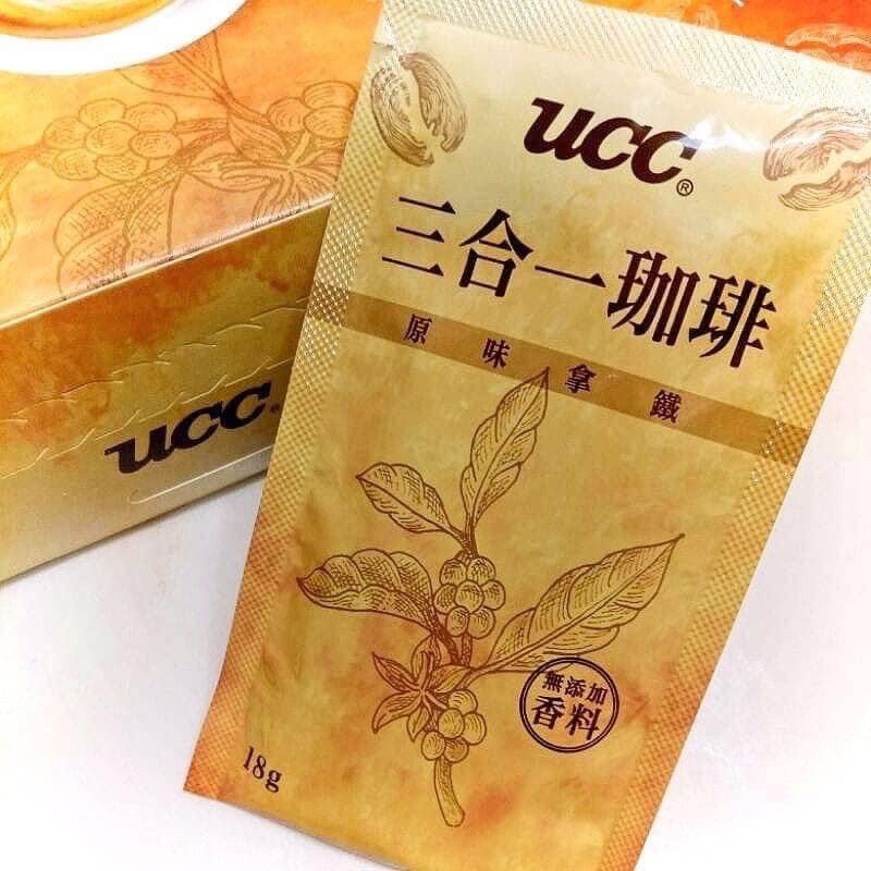 UCC三合一原味拿鐵 (18g*6入/盒) | 蝦皮購物