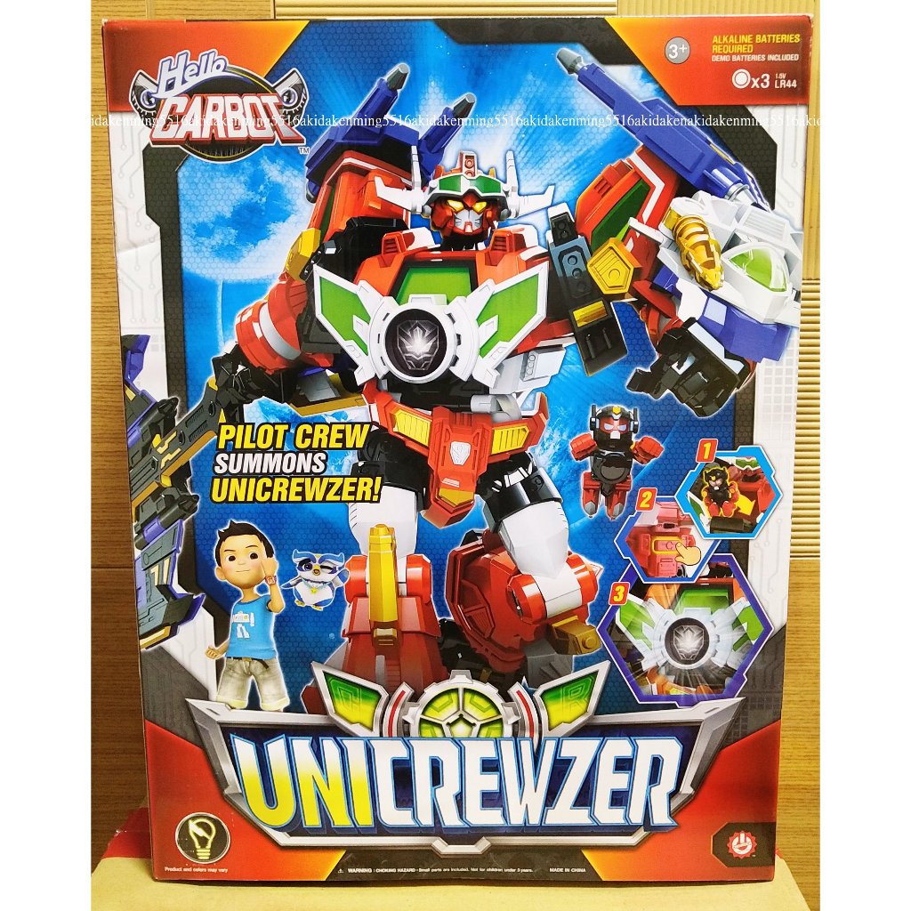 CARBOT 衝鋒戰士 變形機器人 大型 拓荒者庫克 Hello CARBOT UNICREWZER | 蝦皮購物