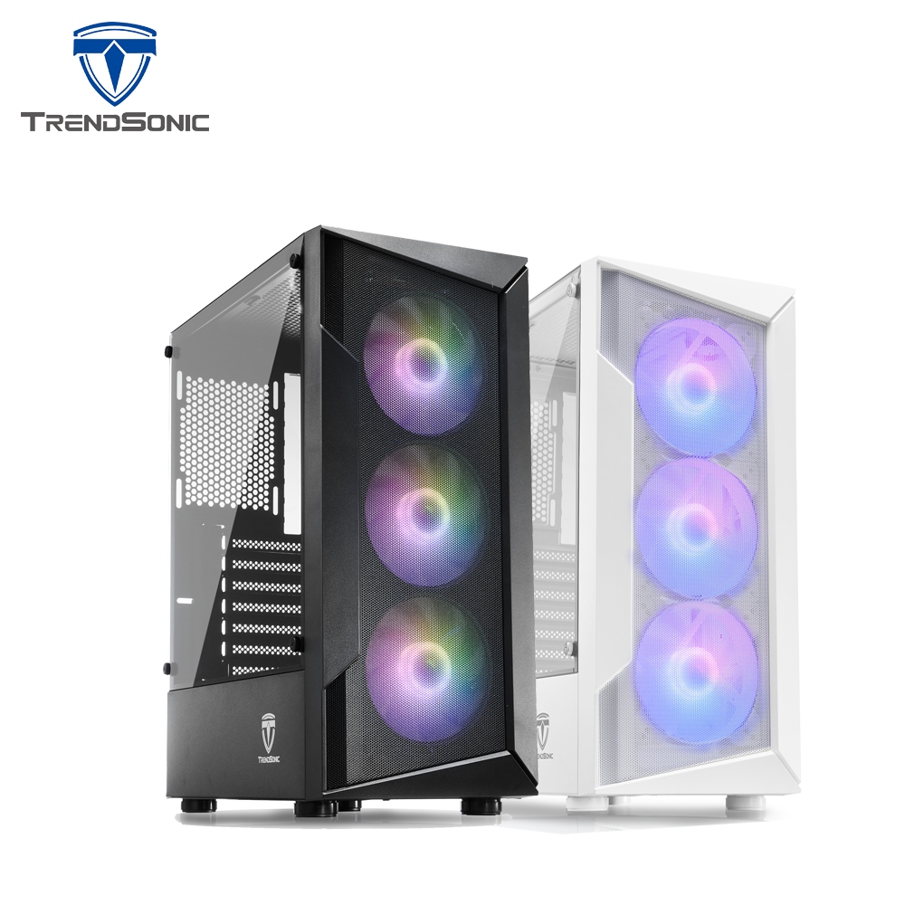 TrendSonic GX330S ATX 玻璃電競電腦機殼/ARGBx3/CPU限高160MM | 蝦皮購物